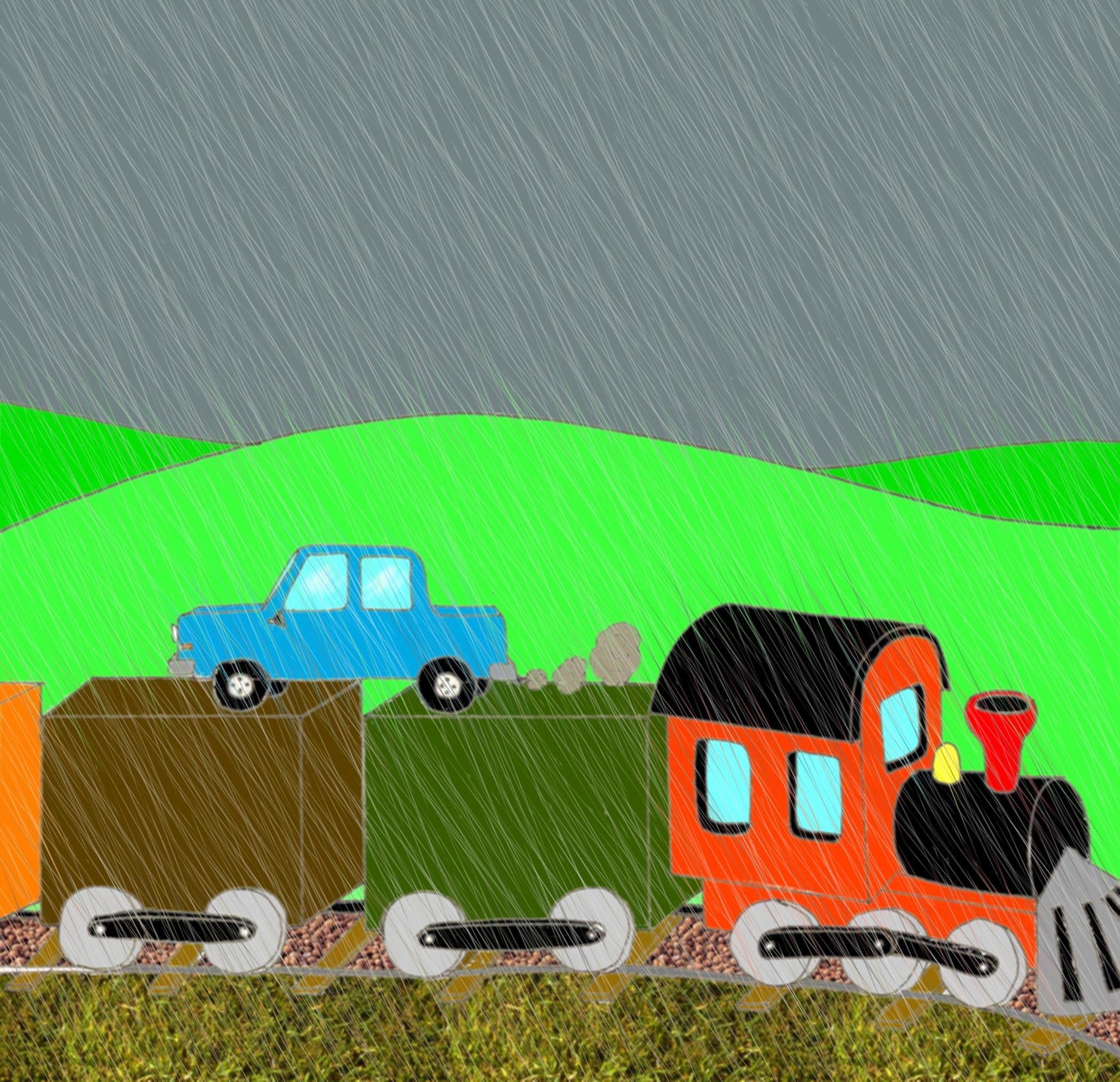 car on train - Keep Your Child Safe.org